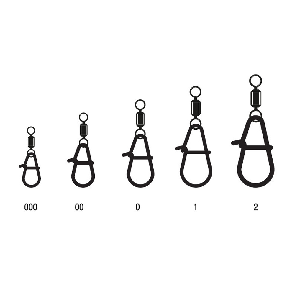 VMC Crank Bait Snap 360° 000 10kg Terminal Tackle | 000 | 10,00 kg | VMC-007-016-1